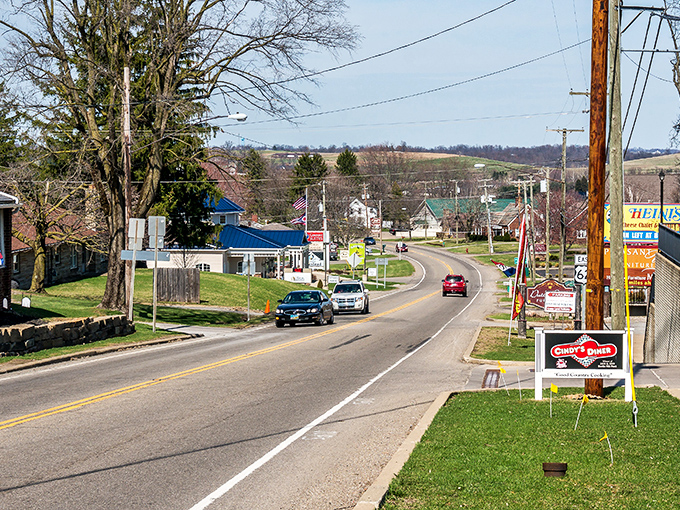 This winding road leads to unexpected discoveries around every bend, with rolling hills that could make a postcard photographer weep with joy.