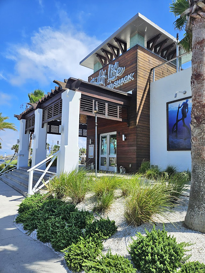 Salt Life Food Shack brings coastal cool to new heights with its modern design &ndash; like a beach bum who suddenly came into money.