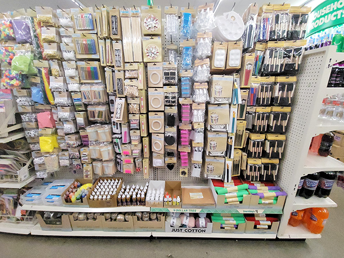 Craft supply heaven with enough materials to keep Pinterest warriors busy through the longest Wisconsin winter.