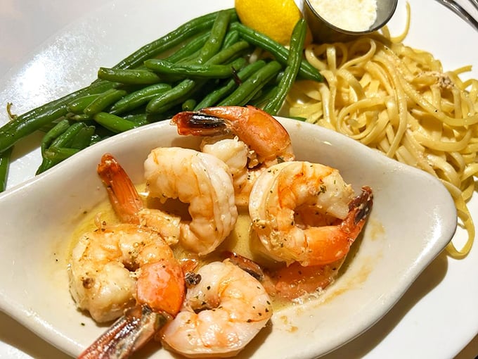 Shrimp scampi that transports you straight to the Italian coast, despite being 900 miles from the nearest ocean.