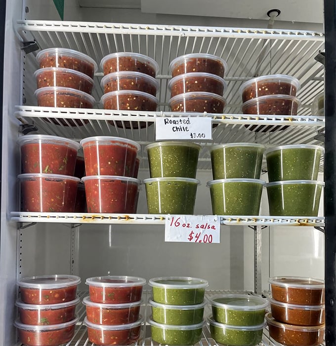 Salsa in every shade of delicious. From "pleasant tingle" to "spiritual experience"&mdash;choose your own adventure in these little tubs of joy.