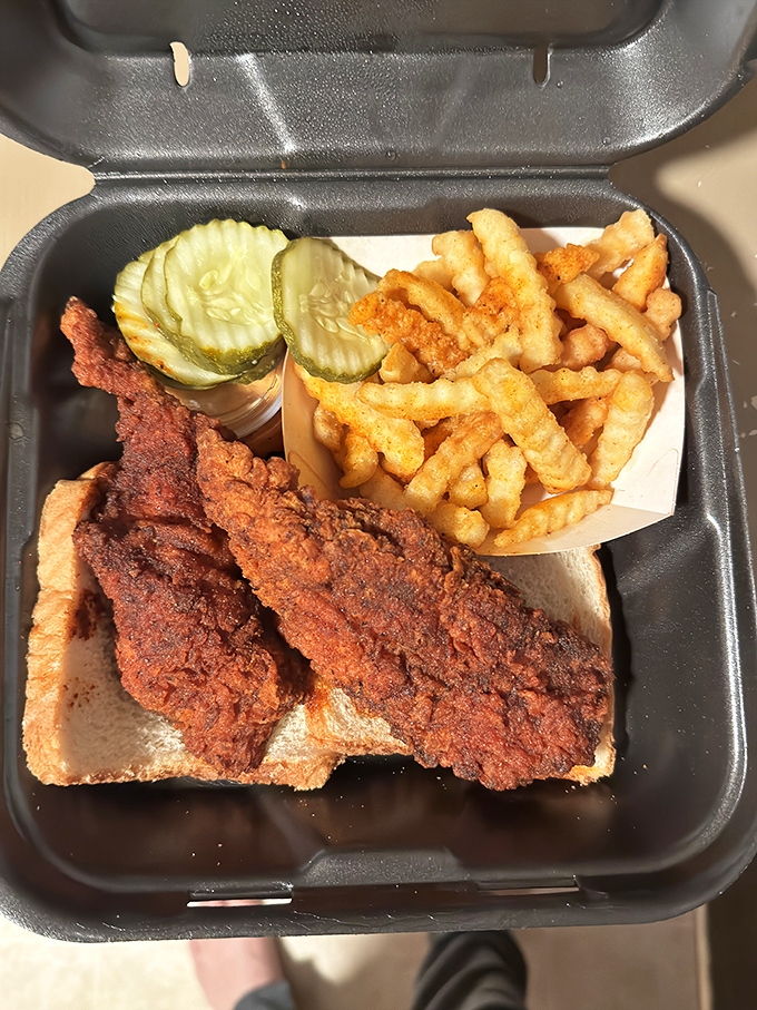 The deep russet color isn't just for show&mdash;it's a warning label. Those tenders pack more heat than a Kentucky summer.