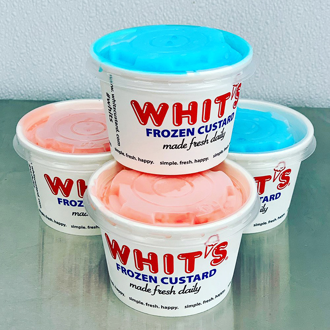 Proof that custard can be an artistic medium. This masterpiece of creamy vanilla and crunchy mix-ins belongs in a dessert gallery.