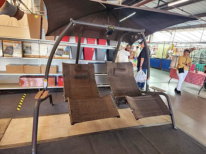 The backyard throne you never knew you needed! This swing set promises lazy afternoon naps and morning coffee moments worth savoring.