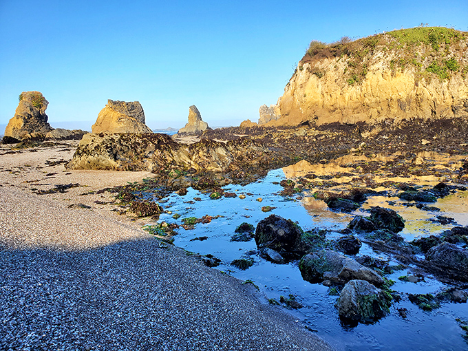 These coastal formations look like Mother Nature's attempt at sculpture after taking an abstract art class &ndash; beautifully bizarre and utterly captivating.