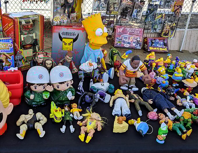 Toy archeology at its finest &ndash; excavating childhood memories one action figure at a time. That Bart Simpson would fetch a fortune on eBay!