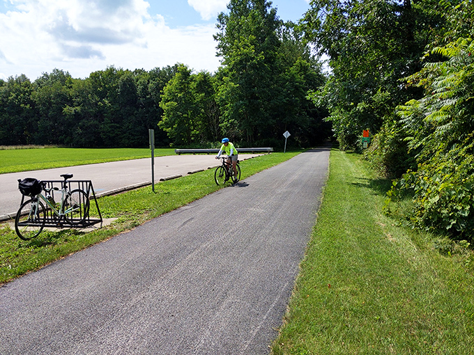 Biking trails that don't require oxygen tanks or emergency services&mdash;just peaceful pedaling through Ohio's surprisingly varied landscape.