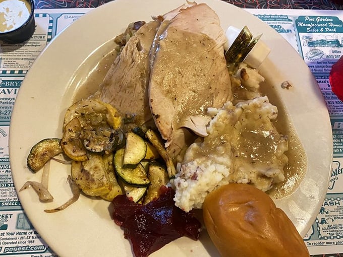 Thanksgiving on a plate doesn't need to wait for November&mdash;this turkey dinner with all the trimmings brings holiday comfort any day of the year.