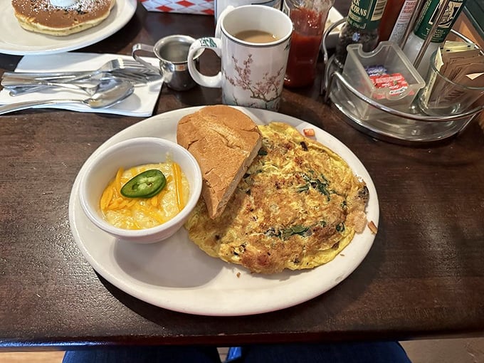 A frittata that proves vegetables can be the life of the breakfast party. That side of grits isn't just a sidekick&mdash;it's a co-star.