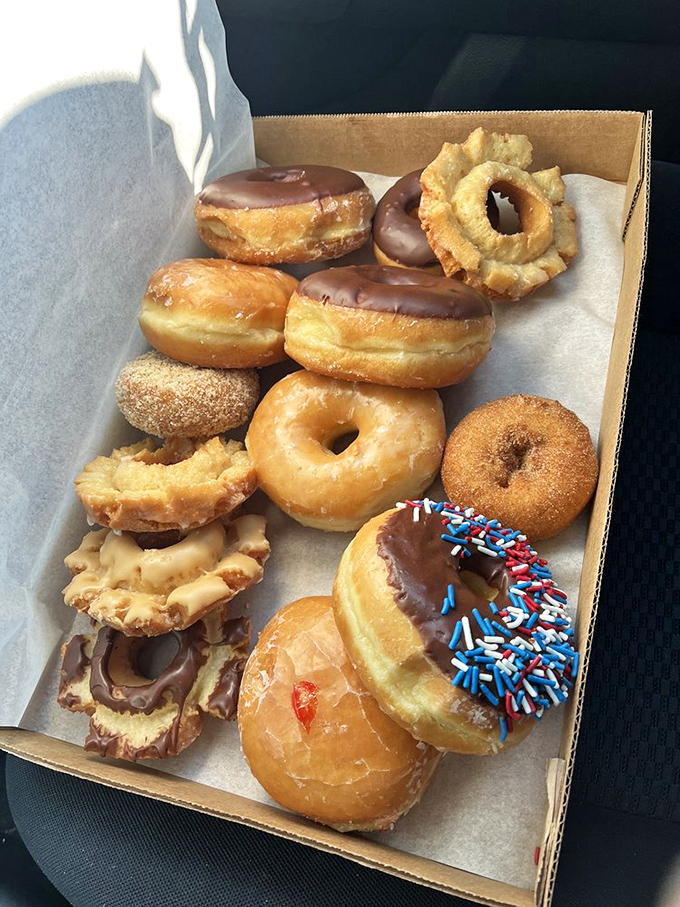 A dozen donuts from The Donut Nook isn't just breakfast&mdash;it's diplomatic immunity from any morning meeting drama.