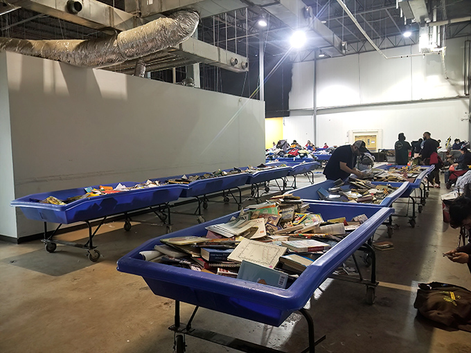 Literary treasures await the patient explorer. Between these stacks lies someone's next favorite book, cookbook, or coffee table conversation starter.