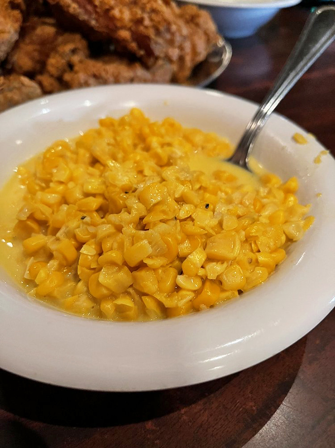 Buttery corn so good it should have its own fan club. Kernels of joy swimming in a golden pool of happiness.