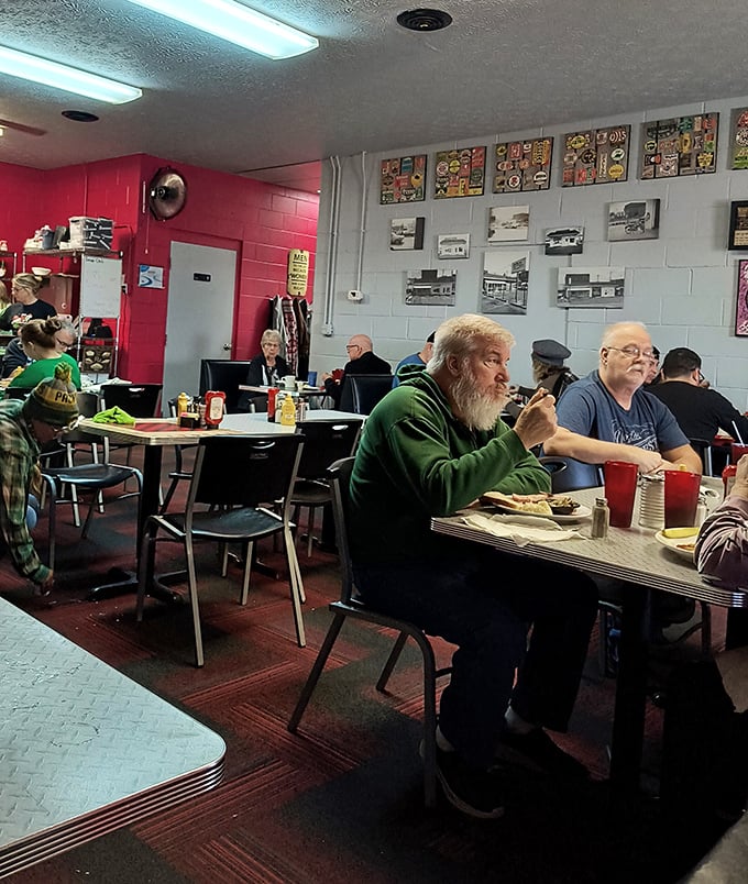 The true measure of a great diner: when locals of all ages settle in like they're in their own kitchen, but with better coffee.