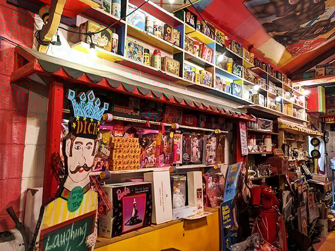 The carnival section features colorful characters that walk the fine line between nostalgic charm and "definitely visited me in a nightmare once."