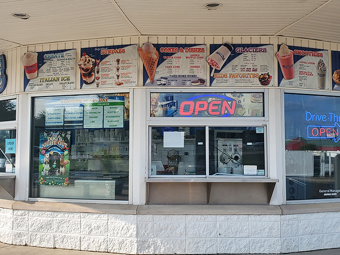 The anticipation at the window is part of the experience. Like Christmas morning, but with better treats.