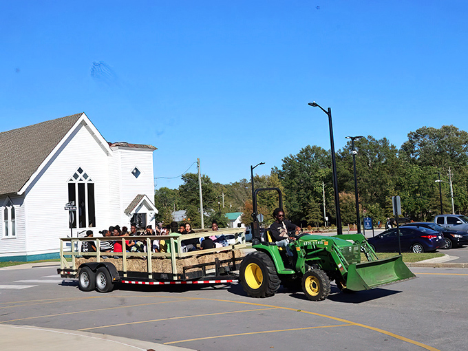 Community traditions like hayrides keep small-town connections strong, creating memories that last far longer than any digital entertainment.