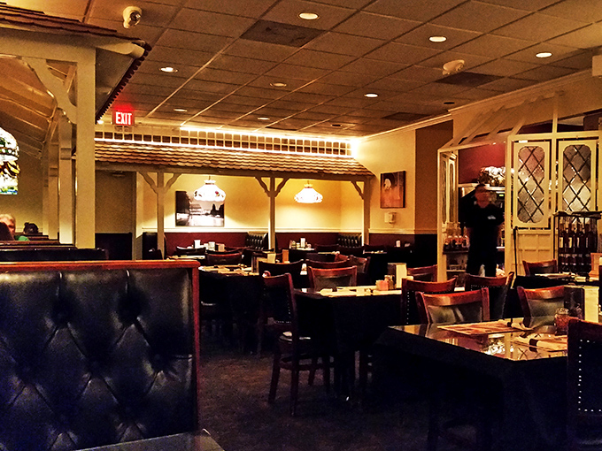 The dining room feels like it was designed by someone who understands that good meals need the right atmosphere&mdash;comfortable, unpretentious, and slightly nostalgic.