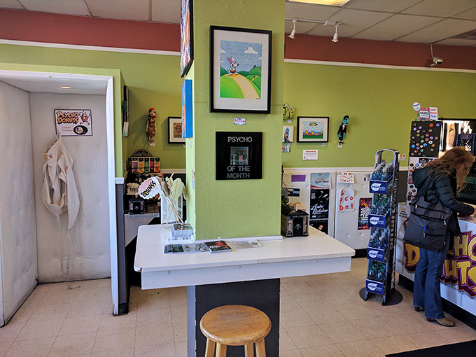 The bright, welcoming interior proves that mental health awareness can be both educational and entertaining.