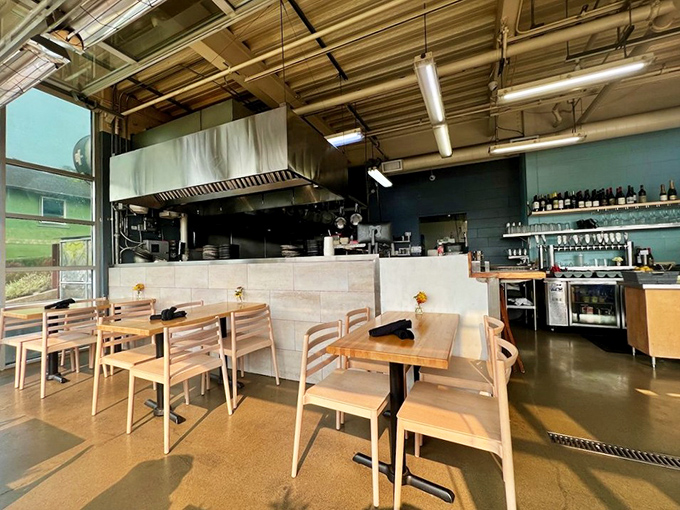 Where the magic happens&mdash;an open kitchen that has nothing to hide. The transparency isn't just architectural; it's philosophical.