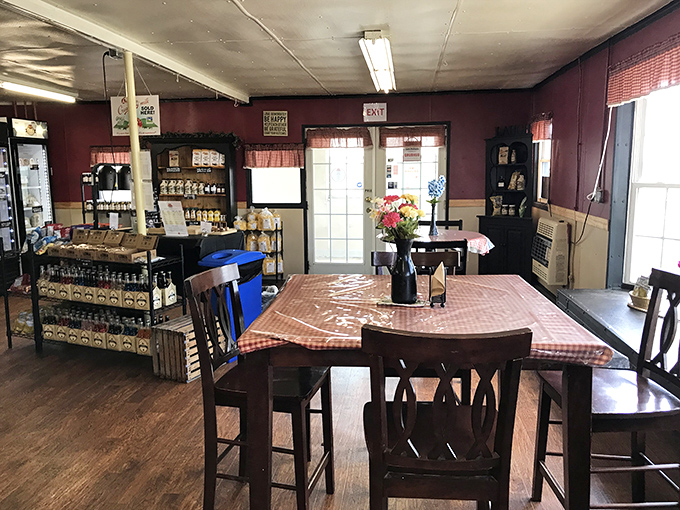 Red-checkered tablecloths and simple wooden chairs invite you to sit a spell&mdash;this isn't fast food, it's slow food worth savoring.