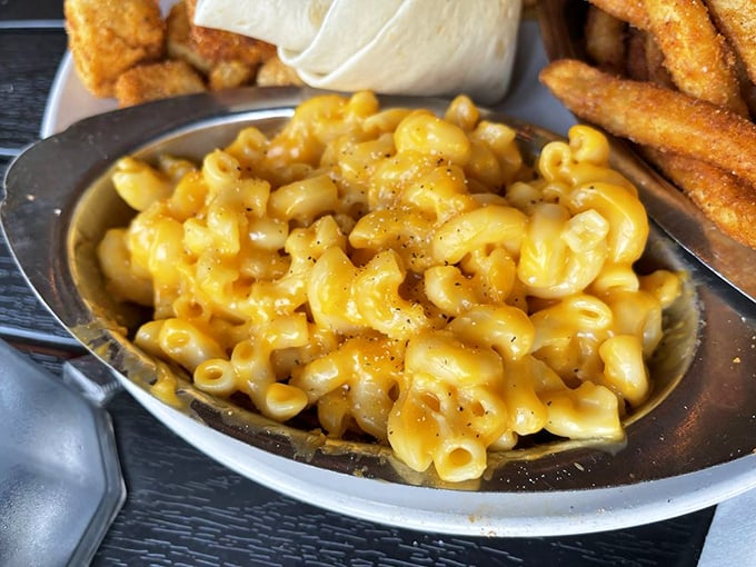 Mac and cheese that refuses to be relegated to "side dish" status &ndash; this is the supporting actor that steals every scene.