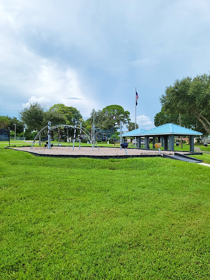This park offers the quintessential small-town American scene &ndash; where kids can play while parents pretend they're not checking their phones.