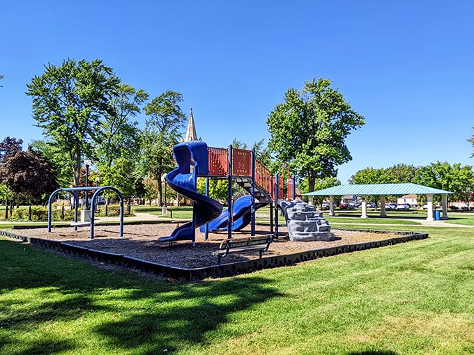 Neighborhood playgrounds remind us that the best retirement amenities sometimes come with the happy soundtrack of children's laughter.