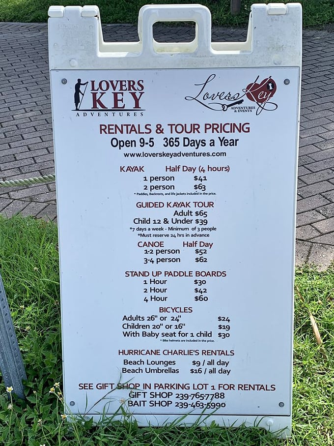 The menu of adventures awaits! Like a theme park for nature lovers, but without the long lines or overpriced cotton candy.