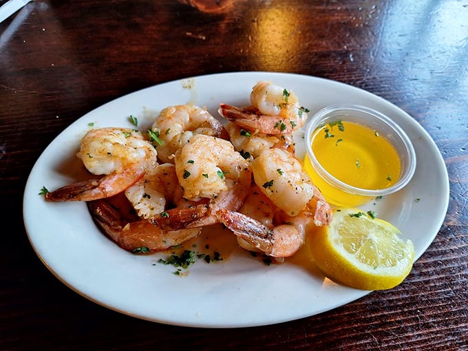 Perfectly cooked shrimp that snap when you bite them, with a side of liquid gold butter. Simple pleasures are often the most profound