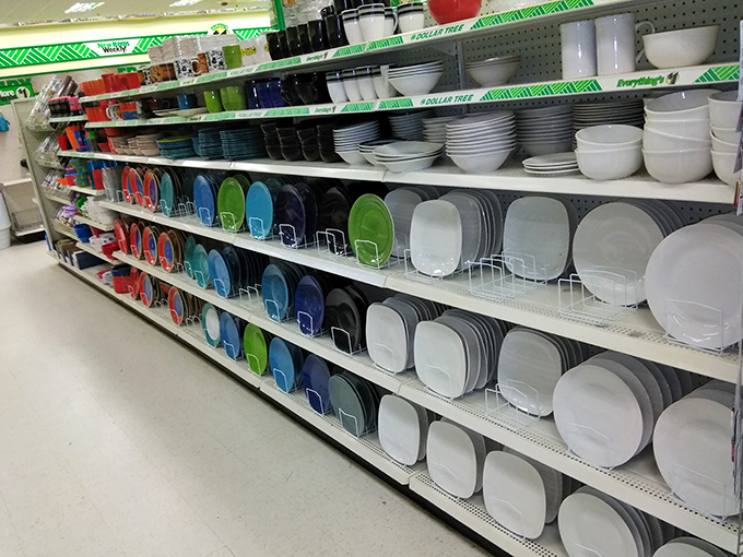 Who knew affordable tableware could look this good? These color-coordinated dishes might just inspire your next dinner party theme.