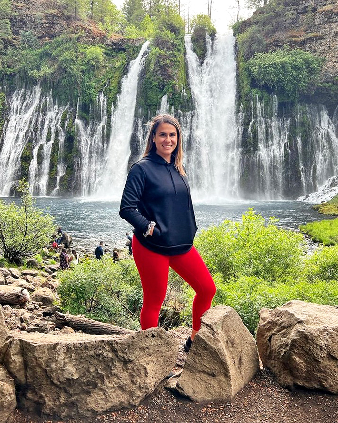 Standing before this natural wonder makes everyone look like they're posing for their next album cover &ndash; "Songs from the Waterfall."