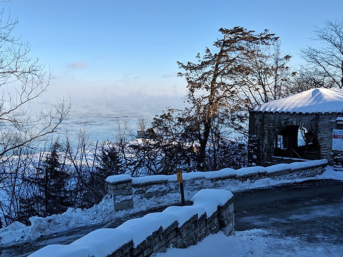Winter transforms Glencoe Beach into a frost-kissed wonderland. The brave souls who visit during colder months discover a serene beauty most tourists never experience.