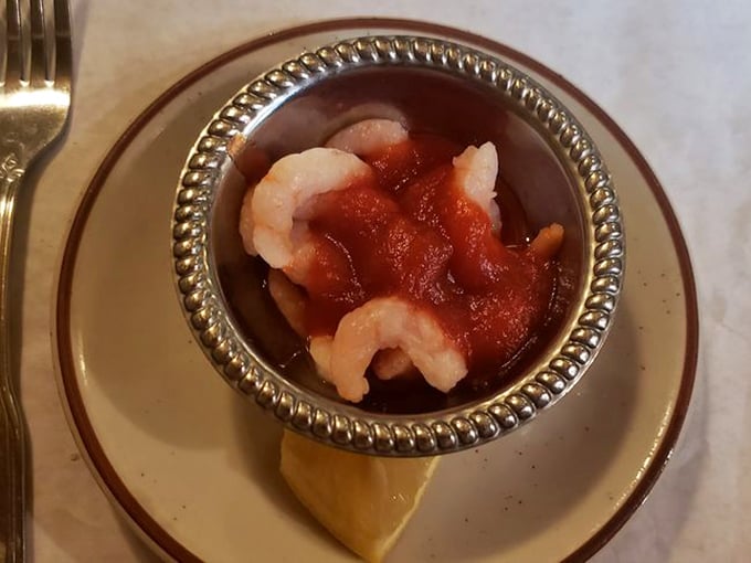 Even the shrimp cocktail gets the royal treatment&mdash;plump crustaceans nestled in a tangy sauce that would make cocktail sauce anywhere else seem sad.