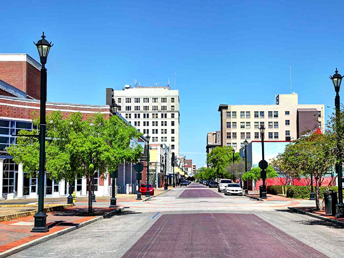 Alexandria's revitalized downtown features attractive brick buildings and tidy sidewalks. Urban amenities with small-town affordability.dria