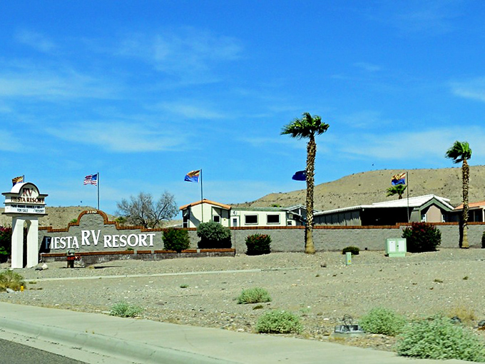 Bullhead City's welcome sign promises sunshine and adventure along the mighty Colorado River.