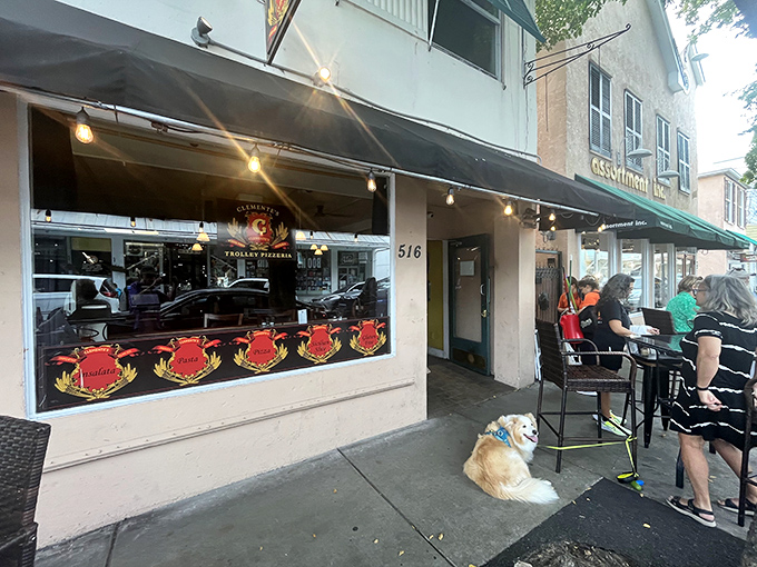 Clemente's charming storefront fits Key West perfectly&mdash;laid-back yet serious about the pizza magic happening inside those windows.