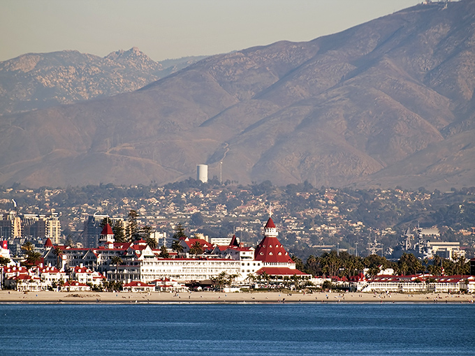 Coronado's waterfront dining spots hover between land and sea, offering meals with a side of pelican fly-bys.