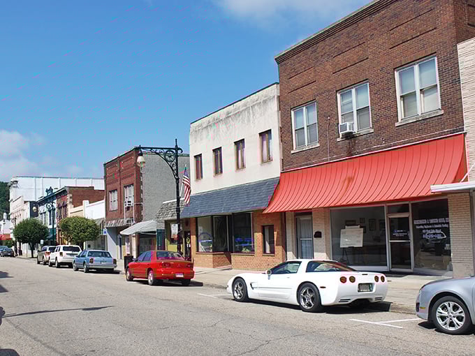 Covington's colorful storefronts bring a cheerful vibe to this incredibly affordable mountain town.