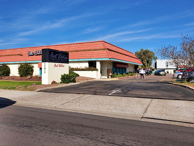 Fast Eddie's might not look like much from the outside, but inside awaits pancake perfection that would make your grandma jealous.