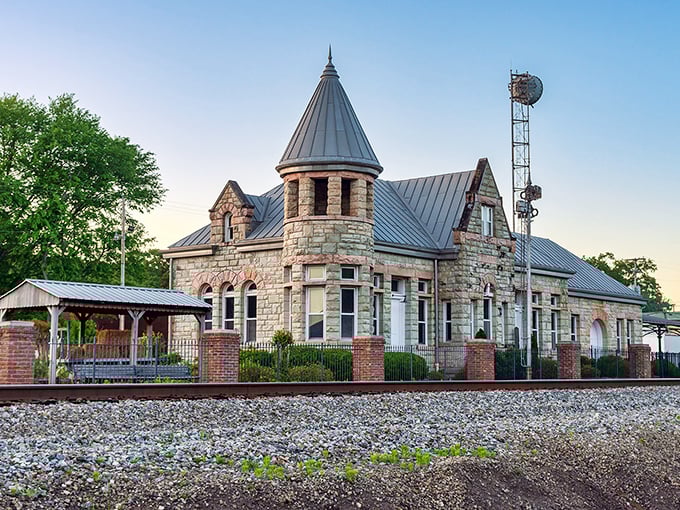 Fort Payne's historic train depot has been lovingly preserved as a community landmark. All aboard the nostalgia express!