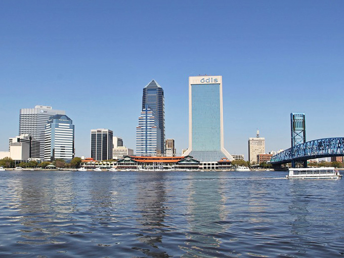 Jacksonville's impressive skyline rises from the St. Johns River, proving big cities can still feel approachable.