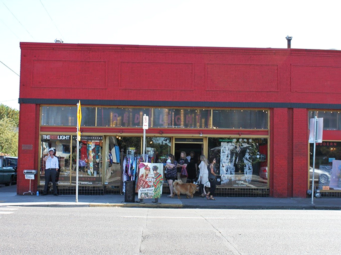 The Red Light's iconic crimson building has been clothing Portland's vintage lovers for decades of fashion cycles.