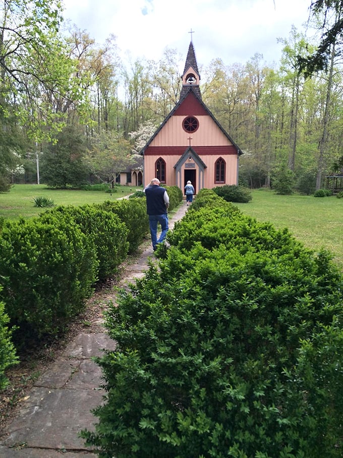 Rugby's historic church nestled among the trees looks straight out of a storybook. Victorian charm preserved in the Tennessee countryside!