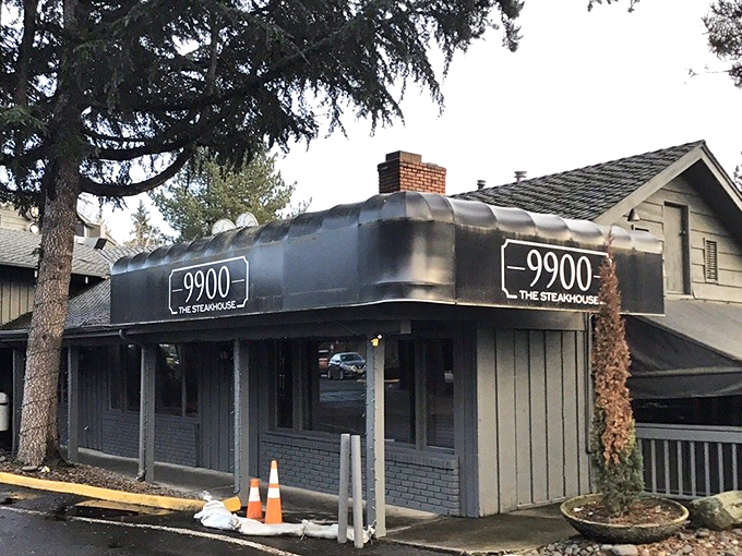 The Steakhouse at 9900's understated exterior hides one of Portland's best-kept steak secrets &ndash; sometimes books and steaks shouldn't be judged by covers.