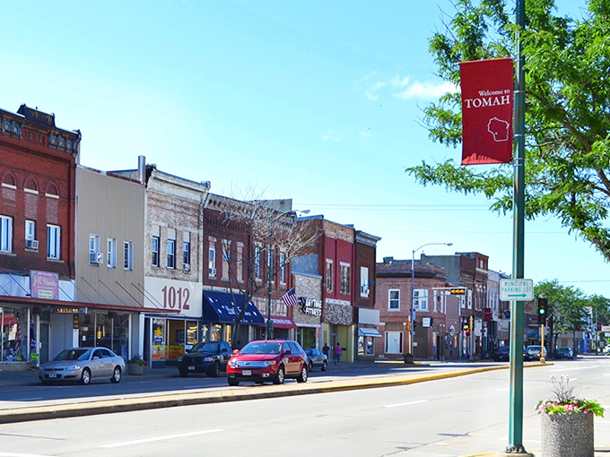 Sturgeon Bay's historic buildings create the kind of downtown where you actually want to park and explore on foot.