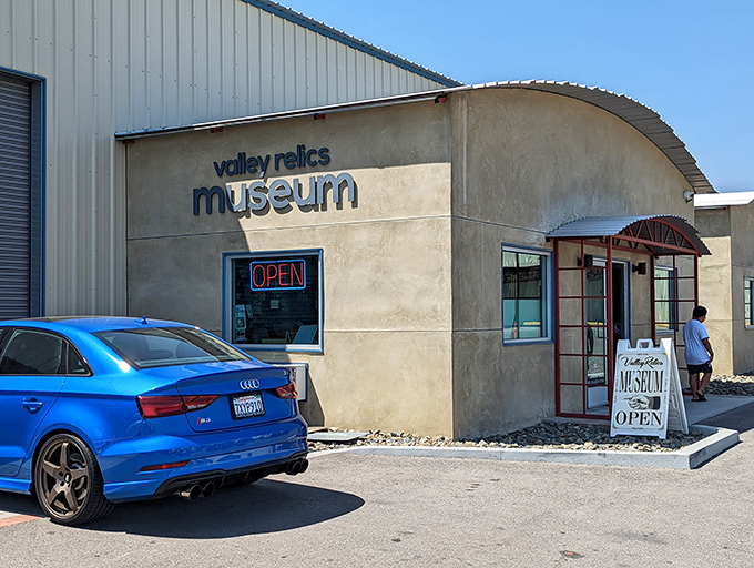 The Valley Relics Museum's modest entrance belies the neon wonderland waiting inside&mdash;like finding Las Vegas in your garage.