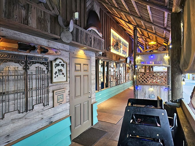 Walt's sign promises live blue crab, but the real stars swim through their kitchen and onto your plate.