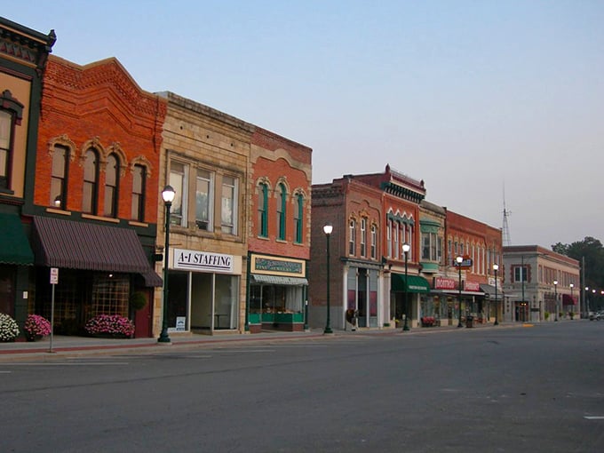 Winterset's downtown blooms with affordable possibilities, framed by historic architecture and friendly faces.