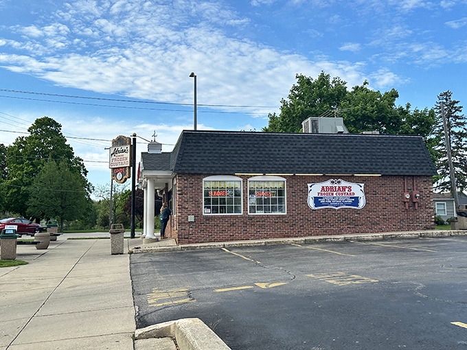 The modest brick exterior of Adrian's is like the world's worst poker face, completely failing to hide the extraordinary treats inside.