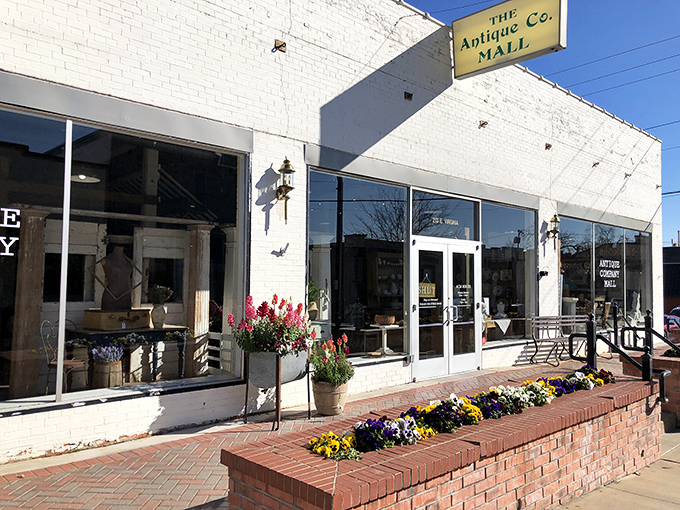 Behind this unassuming facade lies a wonderland of vintage treasures&mdash;proof you should never judge an antique mall by its cover. 